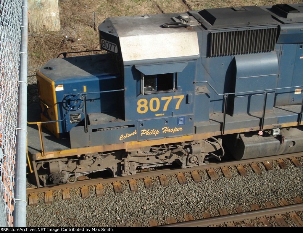 CSXT 8077 "Colonel Phillip Hooper"